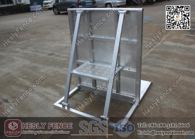 Black Color Aluminium Stage Barrier | Powder Coated Concert Barrier ...