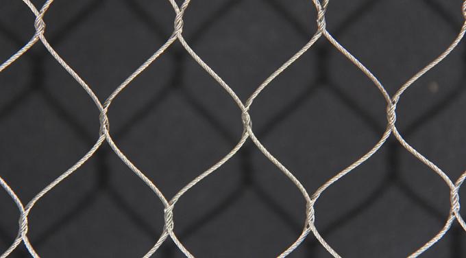 AISI 304 Woven Stainless Steel Wire Mesh Netting | Flexible Wire Rope Mesh