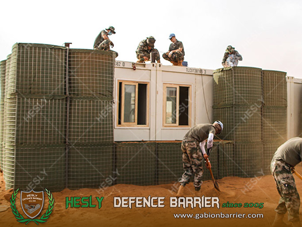 Military Sand Barrier for bunker, Guard Post, HESLY defensive barriers ...