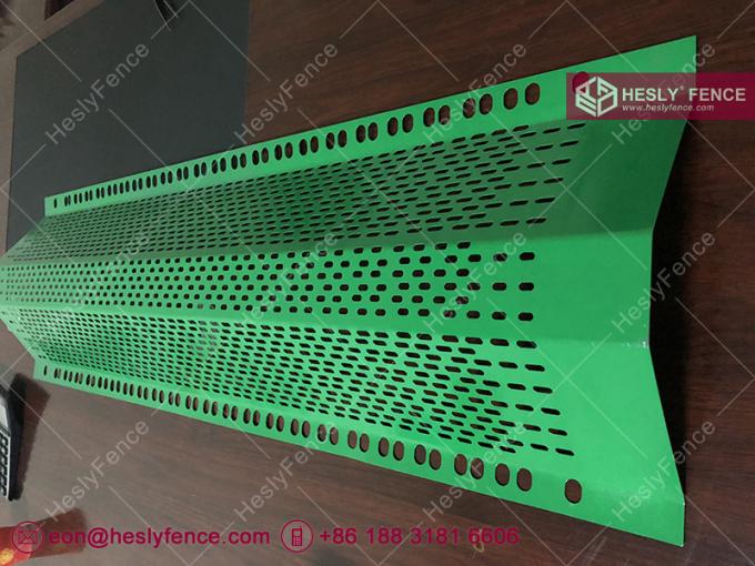 steel wind break panels | 1.5mm thick | 300mm width | single peak | 30% ...