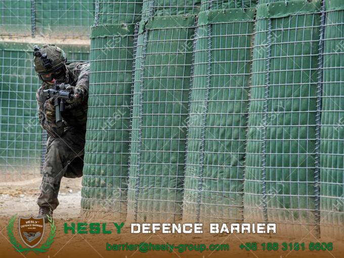 1.37m height Military Protective Barrier Wall, Military Green ...