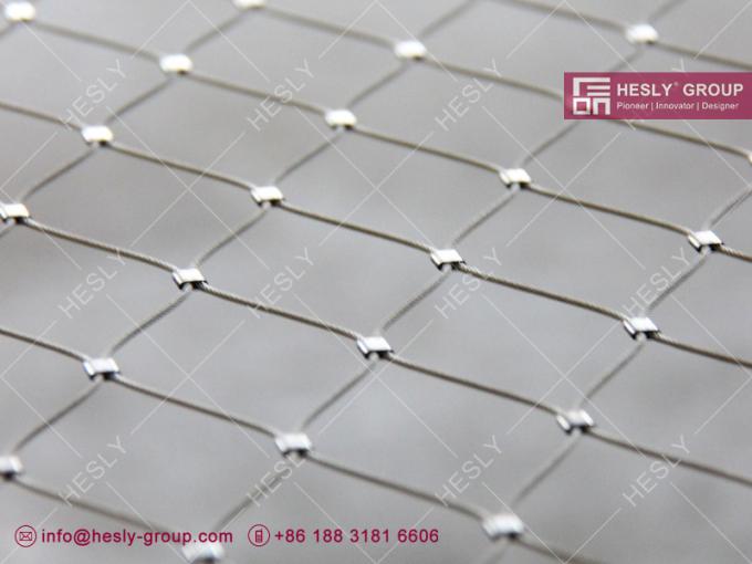 SS316 / SS304 Stainless Steel Wire Cable Mesh | China SS Wire Rope Mesh ...