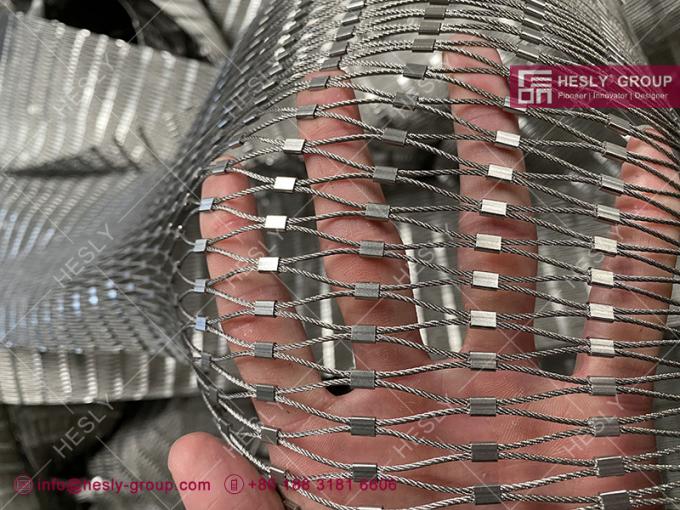 SS316 / SS304 Stainless Steel Wire Cable Mesh | China SS Wire Rope Mesh ...