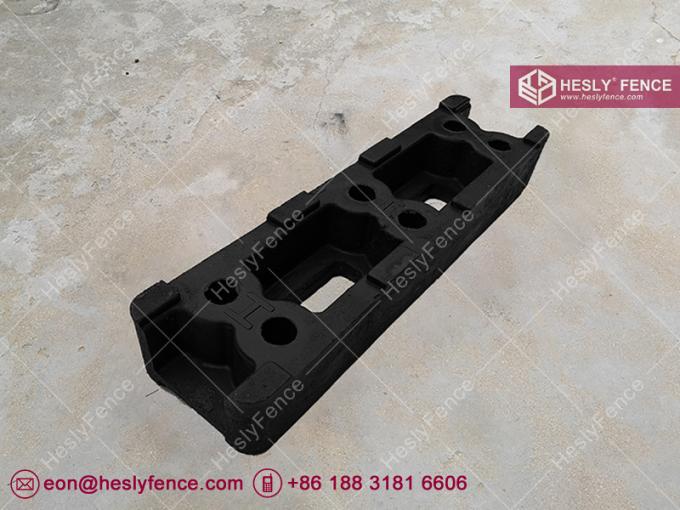 18kgs Rubber Block Feet for Temporary Fencing | Recycled Temporary ...