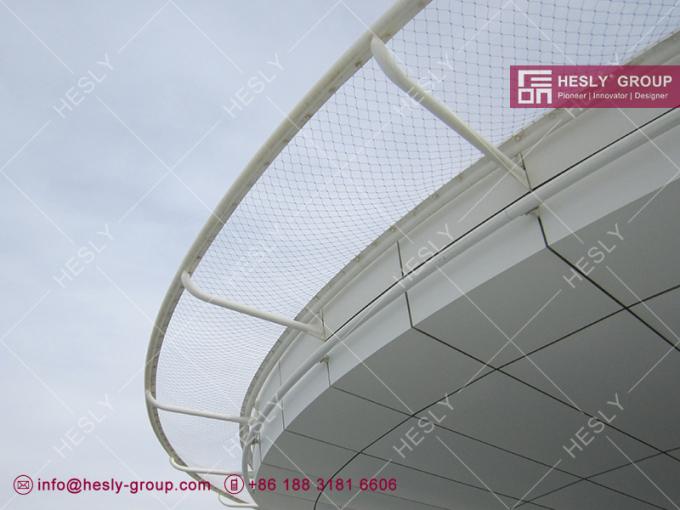 Stainless Steel 316 Helideck Perimeter Safety Net | Sleeve Rope Mesh ...