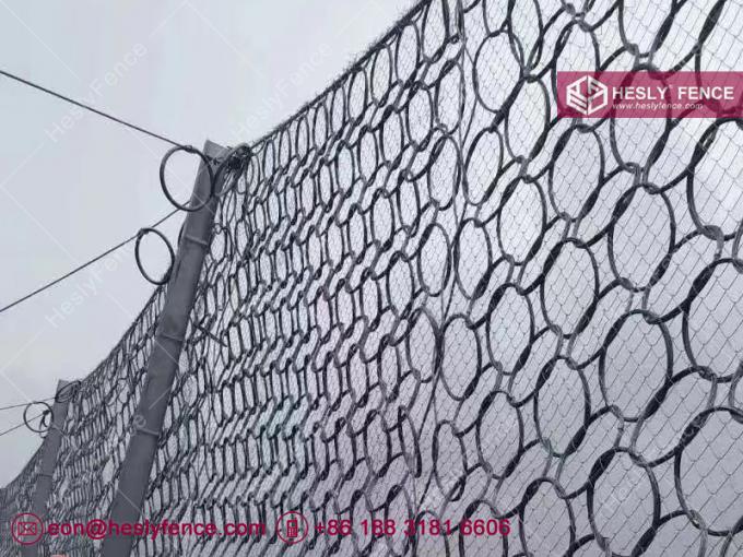 HESLY Rockfall Protection Drape | Steel Ring Net | Active Slope ...
