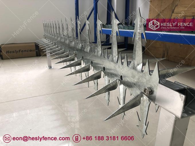 Rotary Razor Spikes For Perimeter Security Fencing | Anti Climb Wall ...
