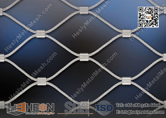 SS316 / SS304 Stainless Steel Wire Cable Mesh | China SS Wire Rope Mesh ...