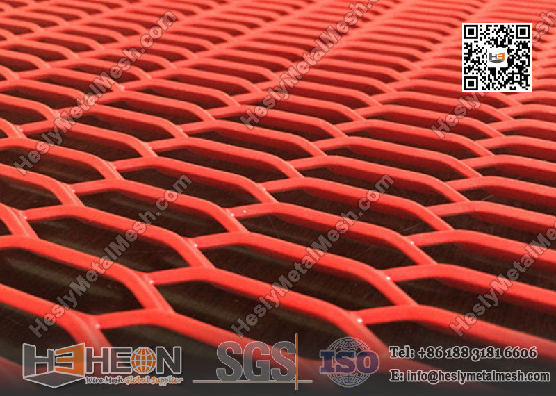 Red Color Expanded Metal Sheet | China ISO certificated Factory