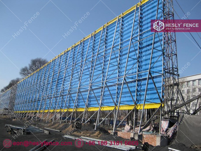 10m high Wind Break Fence System | 1.0mm triple-peak | 900mmX3000mm ...