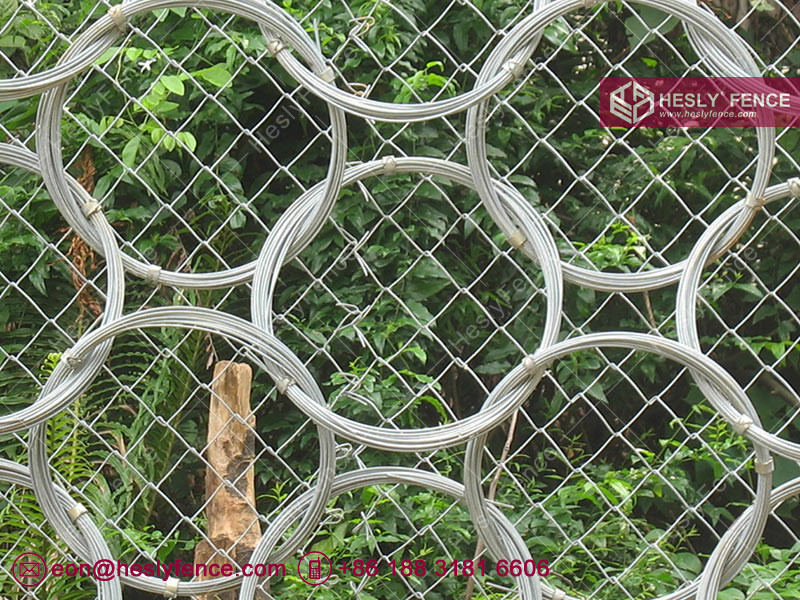 High Tensile Steel Ring Net for Rockfall Protection System | 300mm ring ...