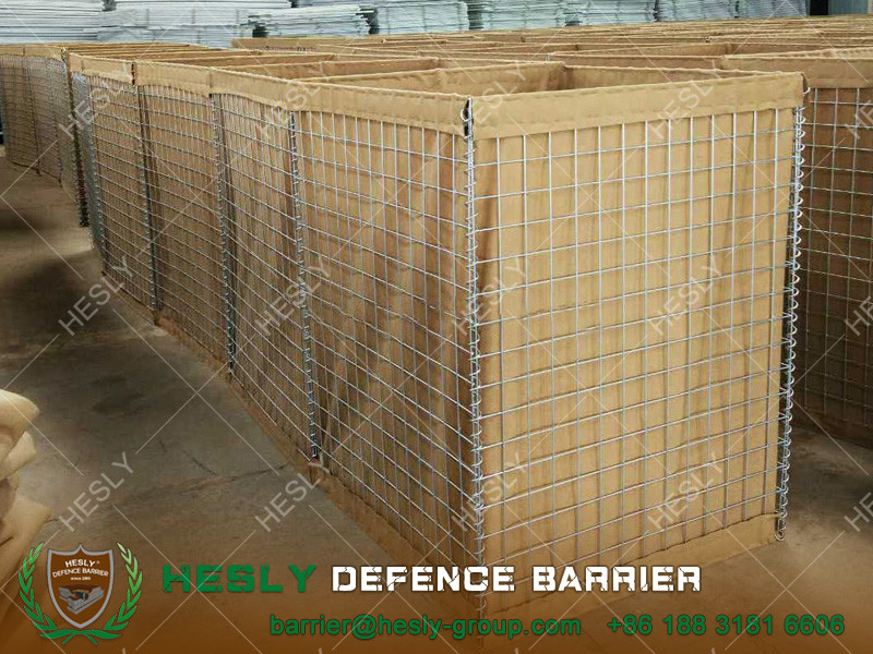 High 2.13m Military Protective Gabion Wall Barriers, Military Beige ...