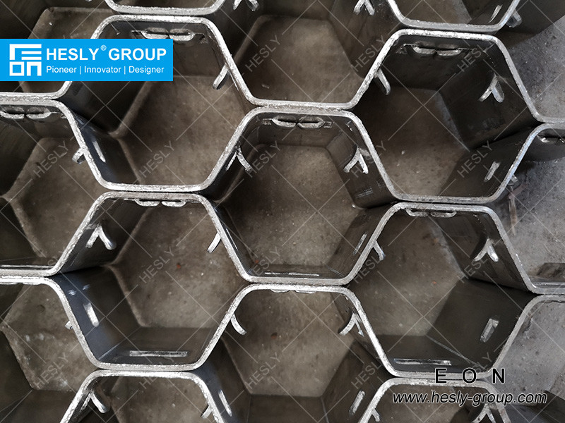 Stainless Steel Hex Metal Mesh for refractory lining, 2" hexagonal hole ...