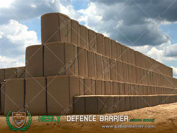 Sudan Military Defence Barrier Wall with Beige Color Heavy Duty ...