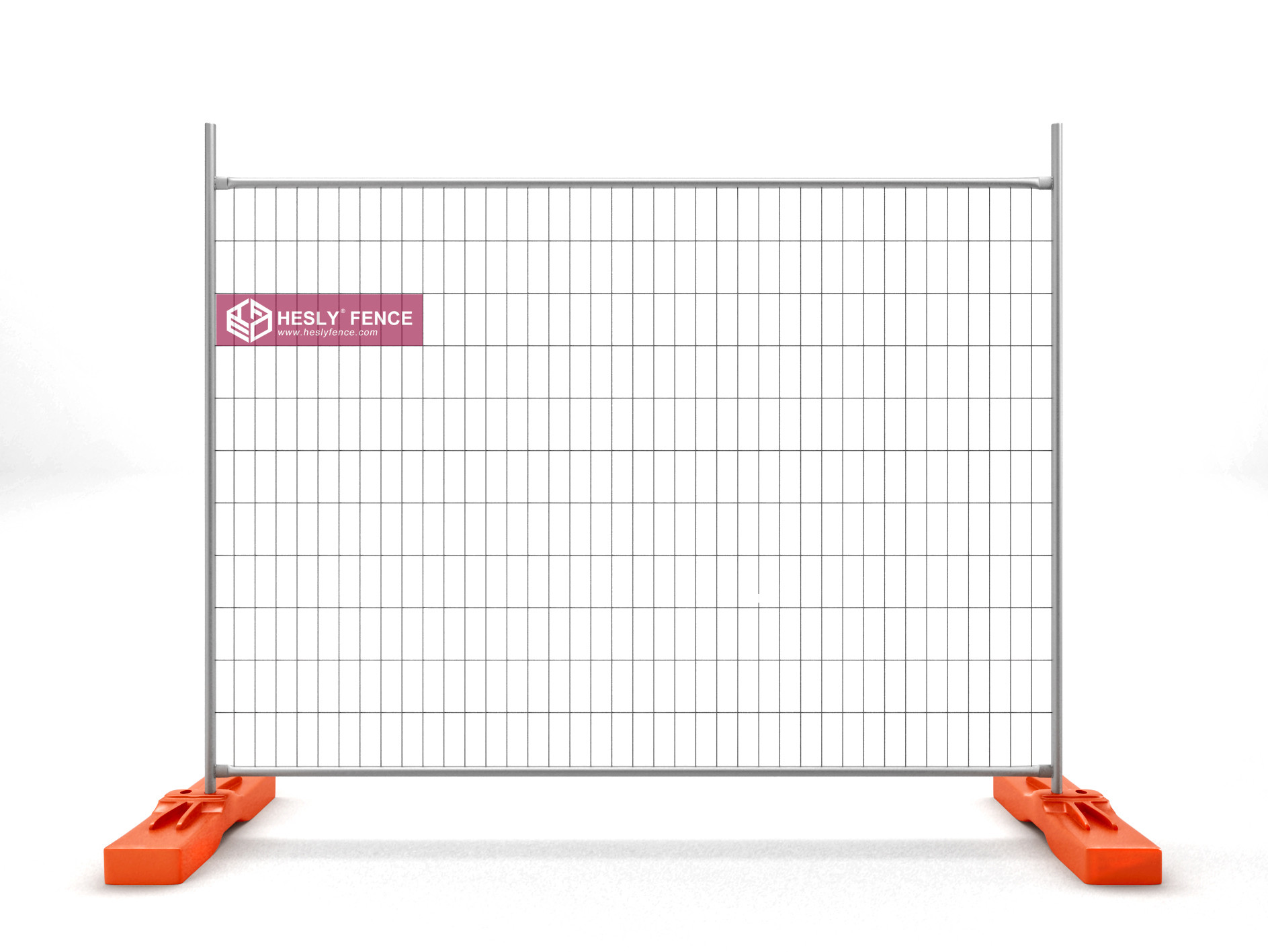 HESLY Temporary Fencing Panels | 2.1X2.4m | 42μm galvanised coating ...